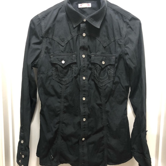 True Religion | Tops | True Religion Button Ups | Poshmark